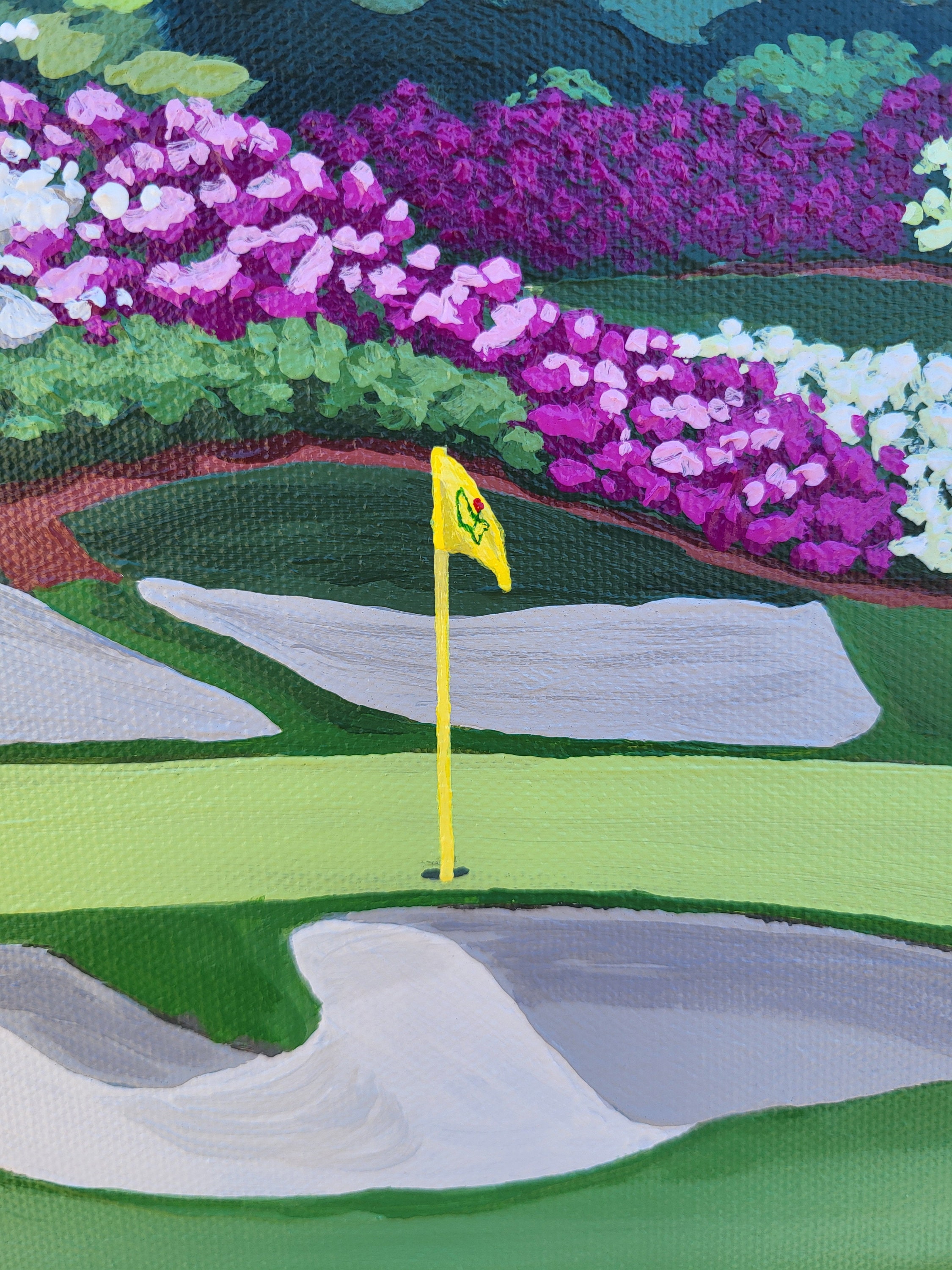 The 12th Hole of the Masters, Augusta National Golf Course, the Masters ...