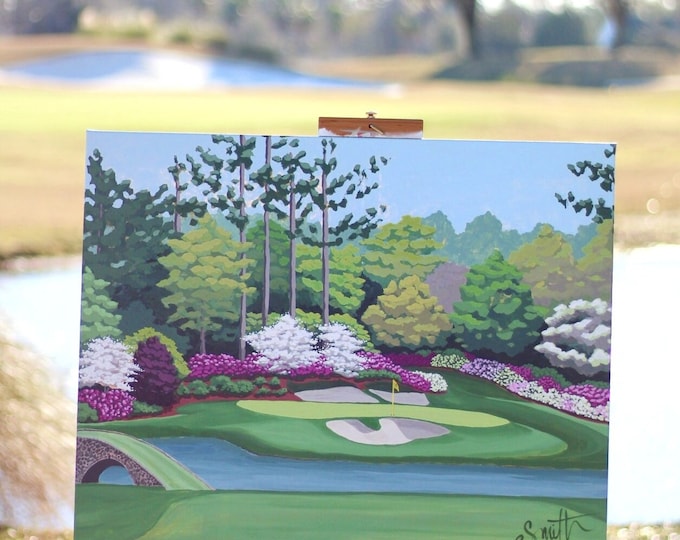 The 12th Hole of the Masters, Augusta National Golf Course, the Masters ...