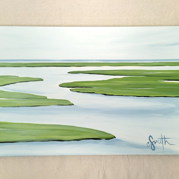 Marsh Painting - Etsy