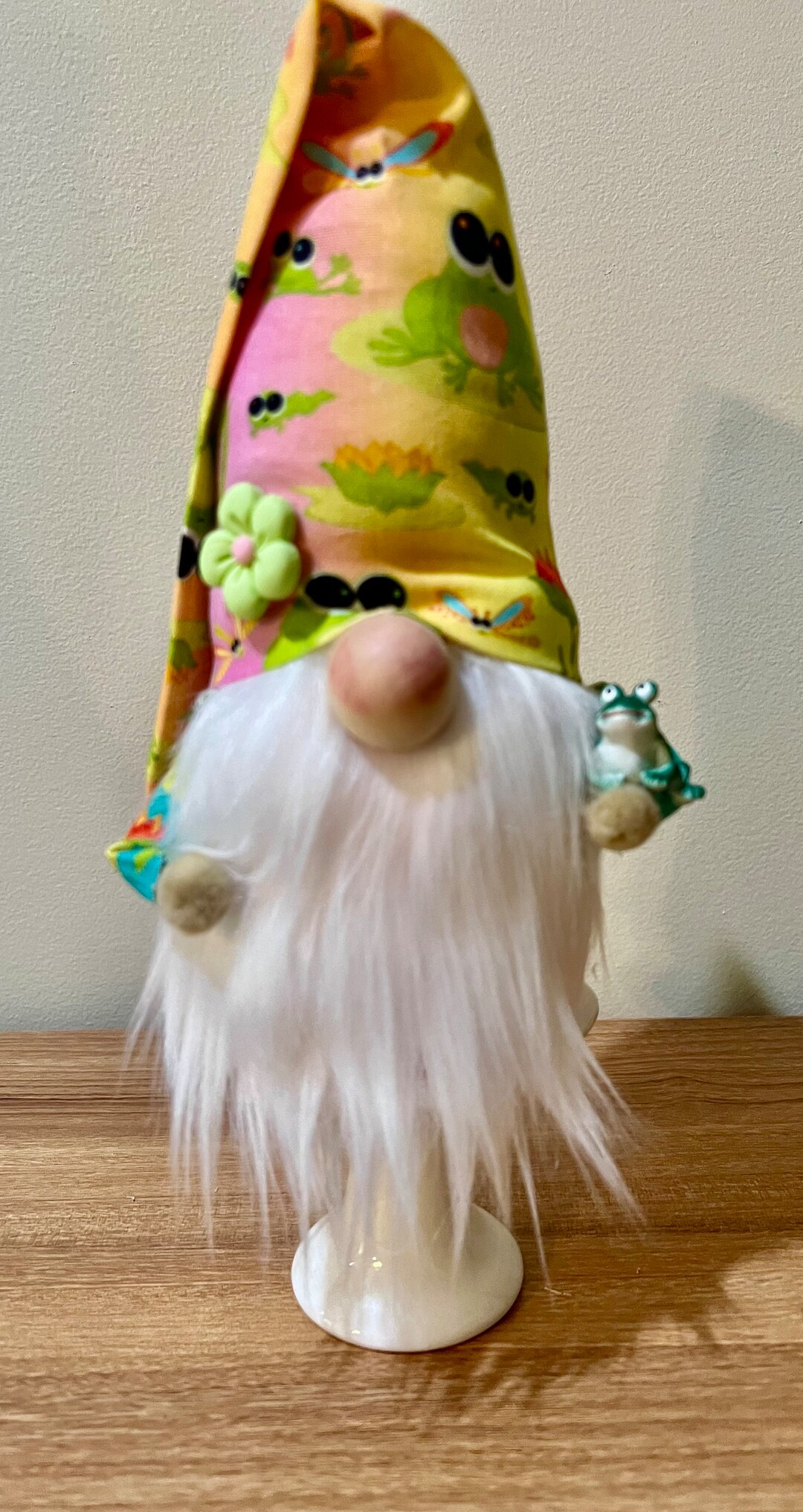 Precious Frog Gnome, Tomte, Nisse, Scandinavian, Rae Dunn Inspired ...