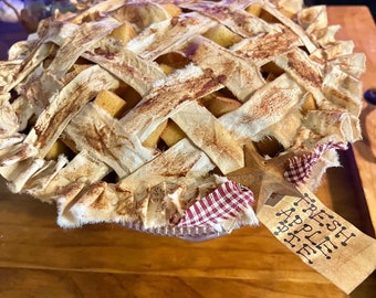 Primitive Faux 10 Pumpkin Pie, Farmhouse, Faux Food Display, Desserts ...