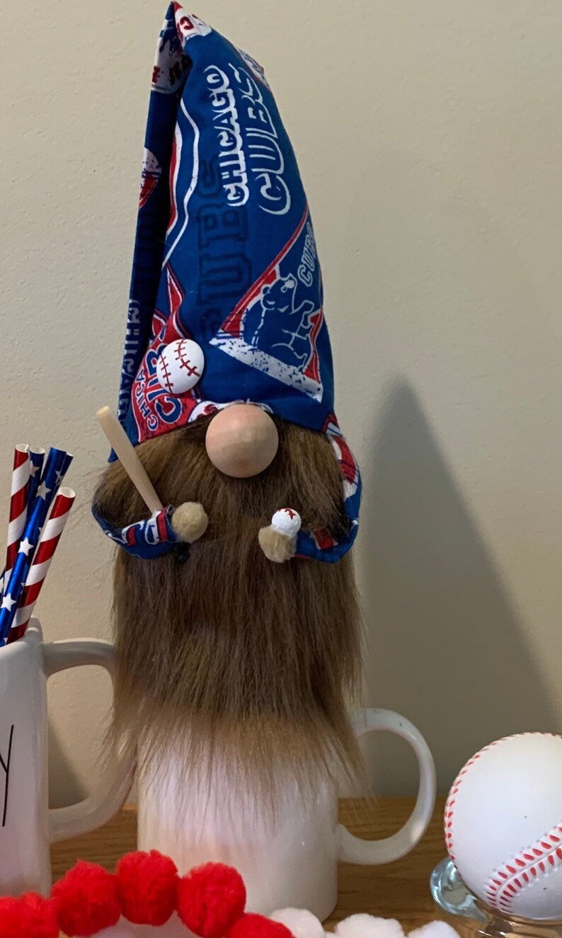 Cubs Gnome Baseball Gnome Spring Gnome Tomte Nisse - Etsy
