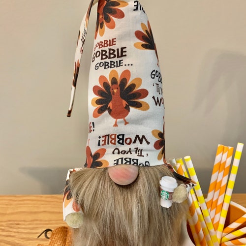 Turkey Gnome/turkey Decor/thanksgiving - Etsy