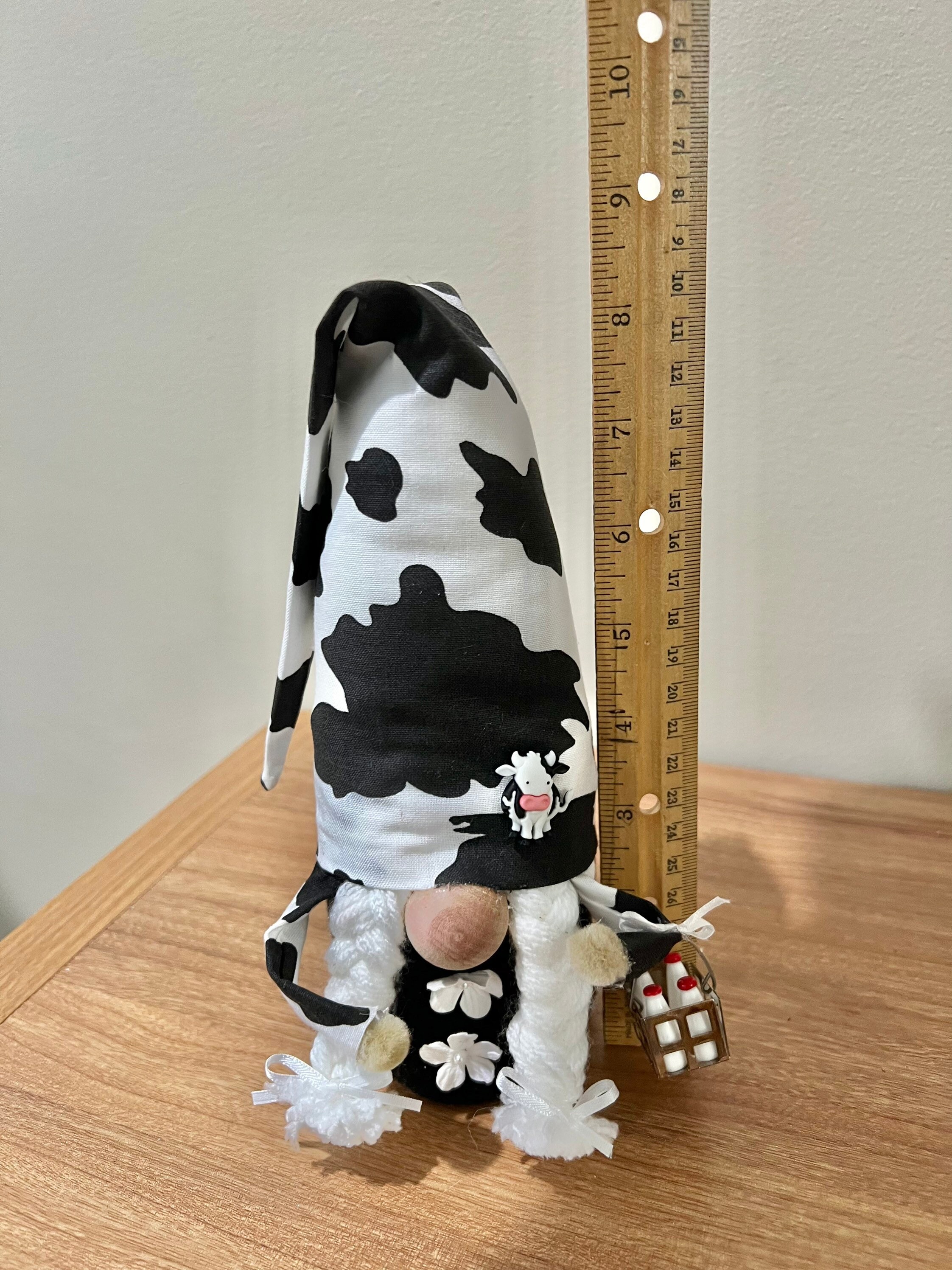 Girl Cow Gnome Dairy Gnome Farmhouse Tomte Nisse - Etsy