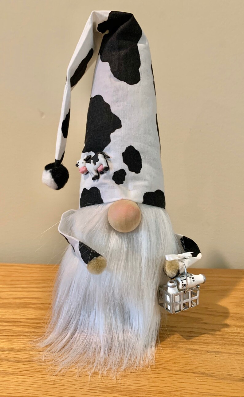 Cow Gnome Dairy Gnome Farmhouse Tomte Nisse Scandinavian - Etsy