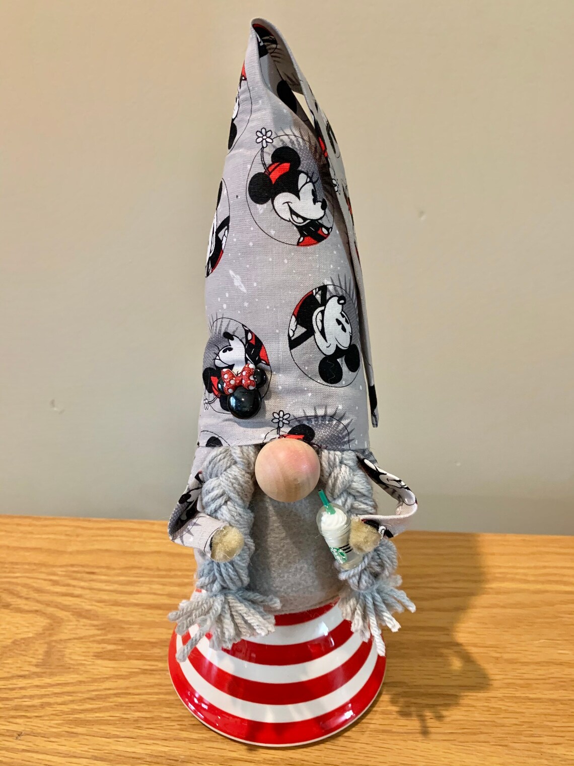 Minnie Mouse Girl Gnome Disney Spring Gnome Tomte Nisse - Etsy