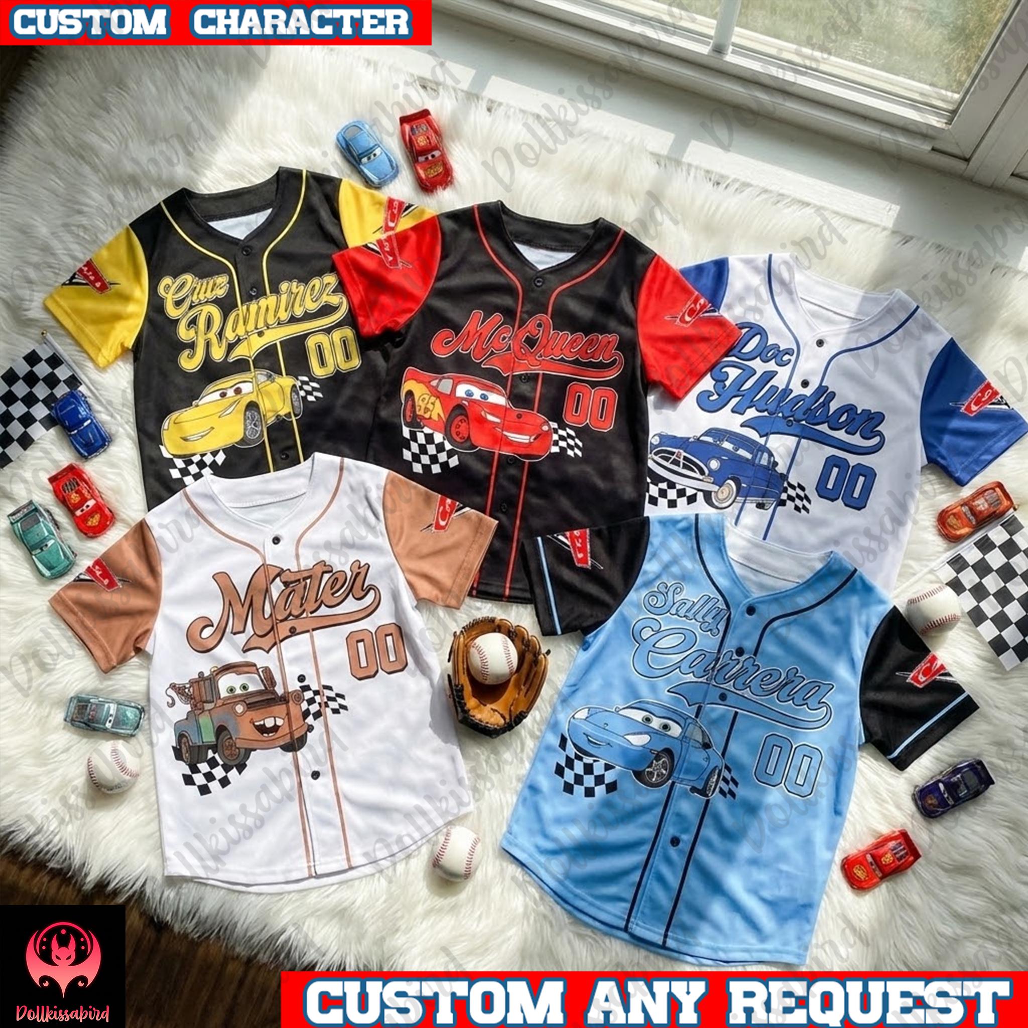 Custom Disney Cars Lightning Mcqueen Baseball, Custom Cars Baseball ...