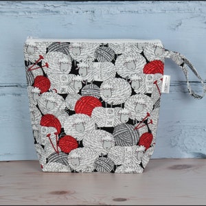 Medium sheep project bag sheep gifts for knitter work in | Etsy