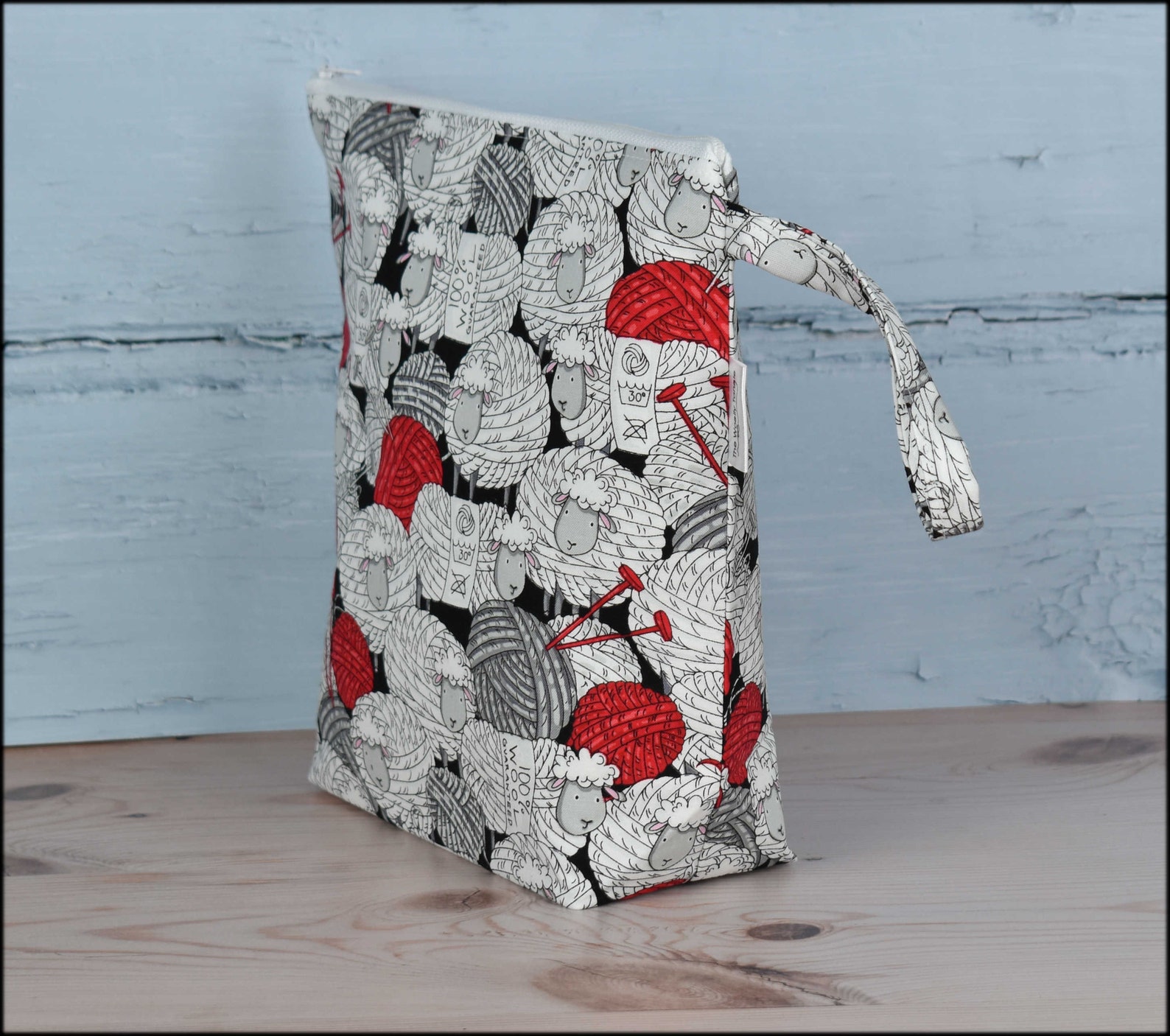 Medium sheep project bag sheep gifts for knitter work in | Etsy