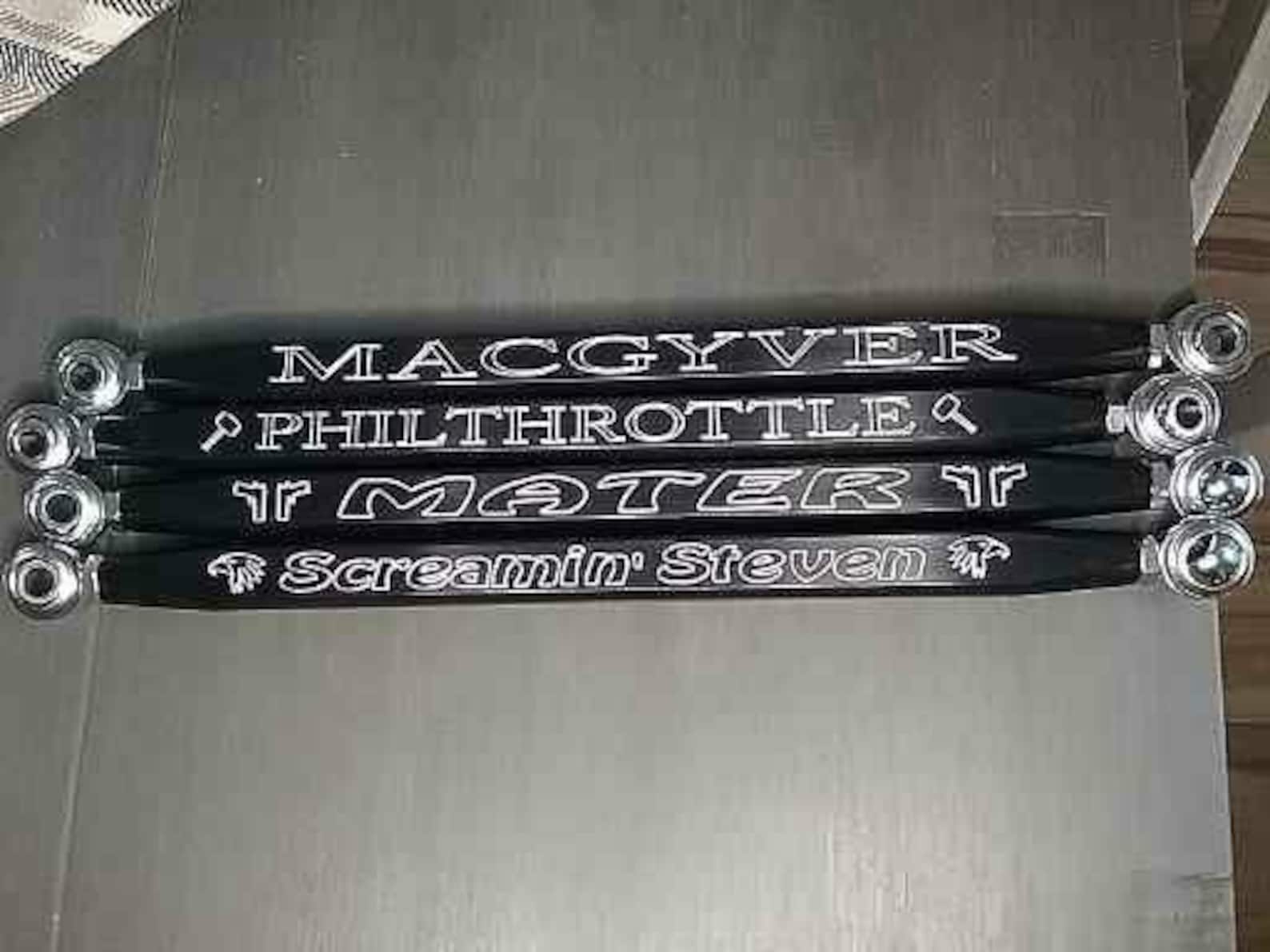 Custom Harley Part Engraved Shifter Linkage, One of a Kind, Customized ...