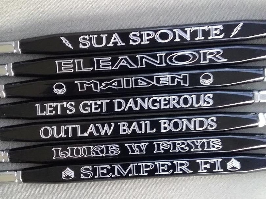 Unique Custom Engraved Shift Linkage HARLEY, One of a Kind, Billet ...