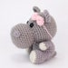PATTERN: Hailey the Hippo - Crochet Hippo Pattern - Amigurumi Hippo ...