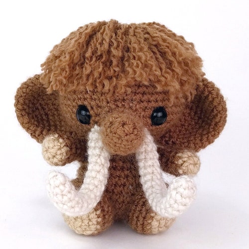 Woolly Mammoth Crochet Pattern PDF Instant Download Mortimer - Etsy