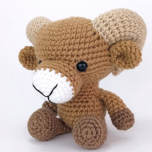 PATTERN: Reagan the Ram Crochet Ram Pattern Amigurumi Ram | Etsy