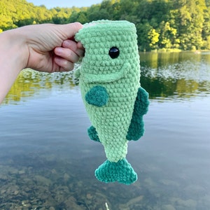 PATTERN: Plush Barry the Bass Pattern Amigurumi Largemouth Bass Pattern ...