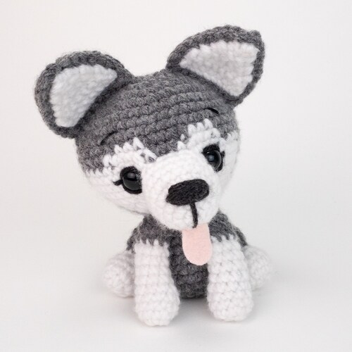 Crochet Pattern Siberian Husky Amigurumi - Etsy