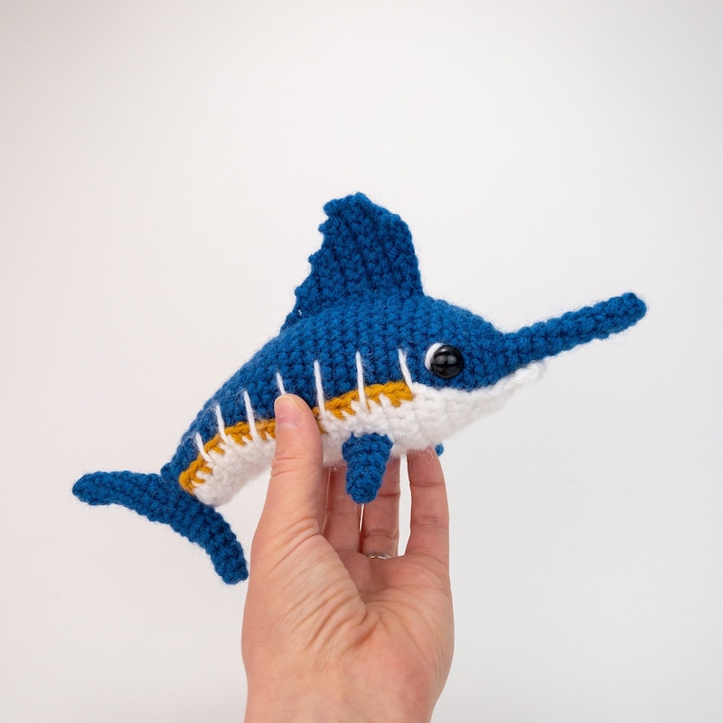 Blue Marlin Toy - Etsy UK