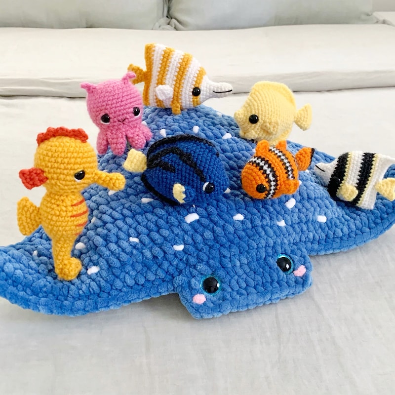 View Sea Creature Patterns by TheresasCrochetShop on Etsy