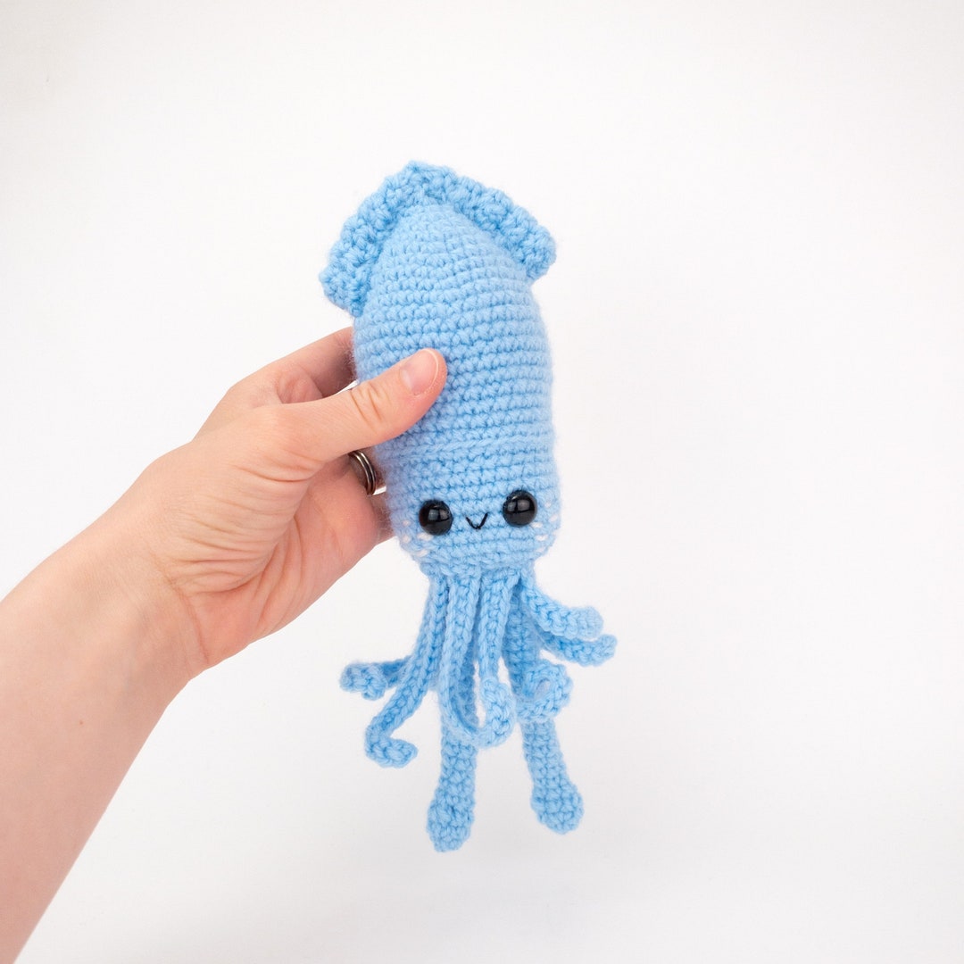 PATTERN: Seymour the Squid Pattern - Amigurumi Squid Pattern ...