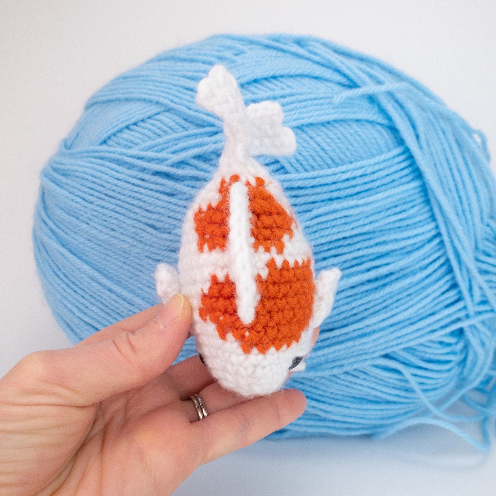 PATTERN: Kiki the Koi Fish Pattern Amigurumi Koi Pattern Crochet Koi ...