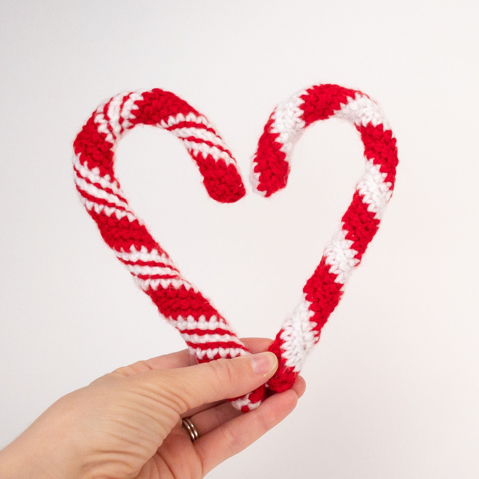 PATTERN: Crochet Candy Cane Pattern Easy Crocheted Candy - Etsy