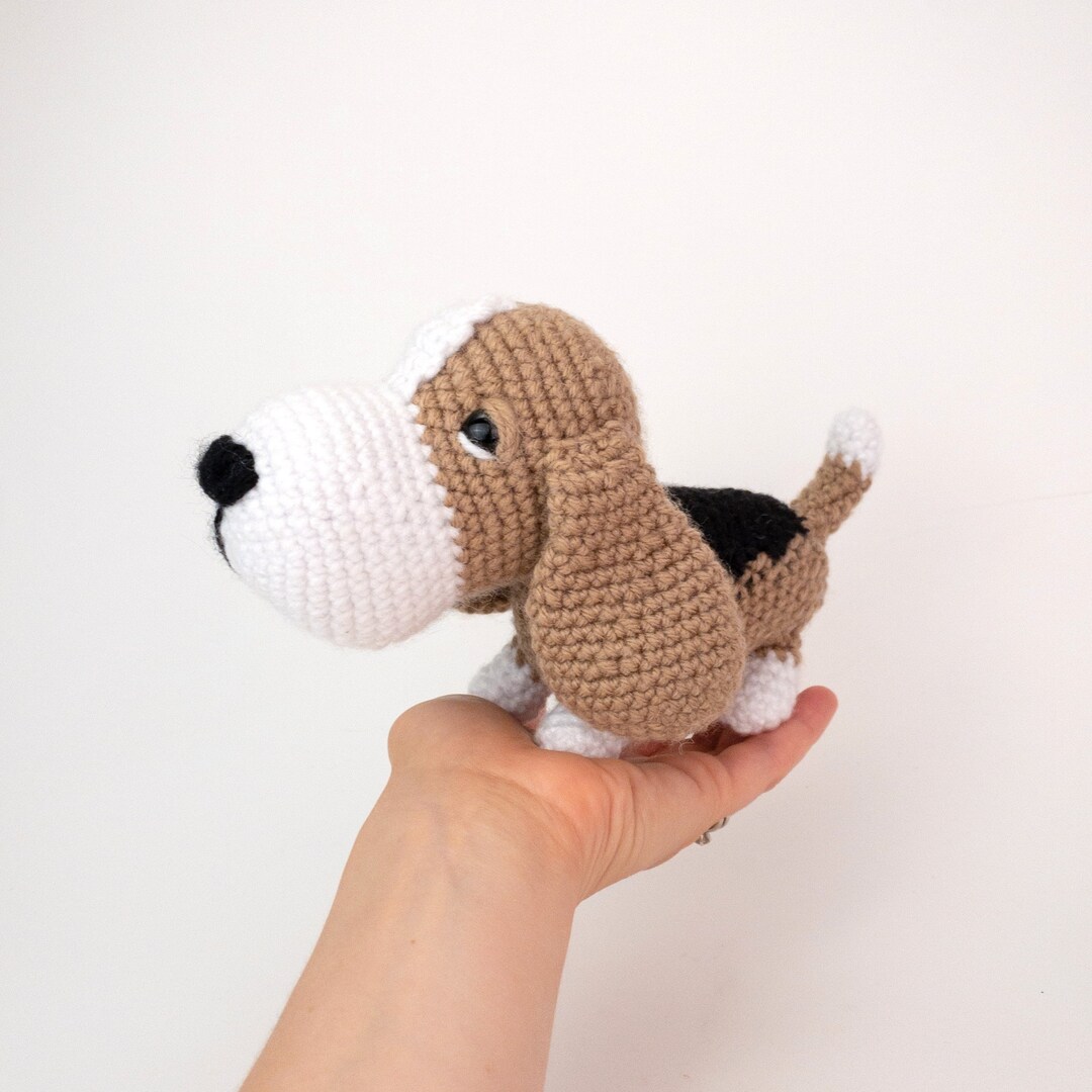 PATTERN: Barley the Basset Hound - Crochet Basset Hound Pattern ...