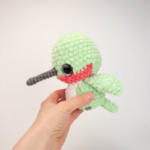 PATTERN: Plush Honey the Hummingbird Pattern - Amigurumi Chunky ...