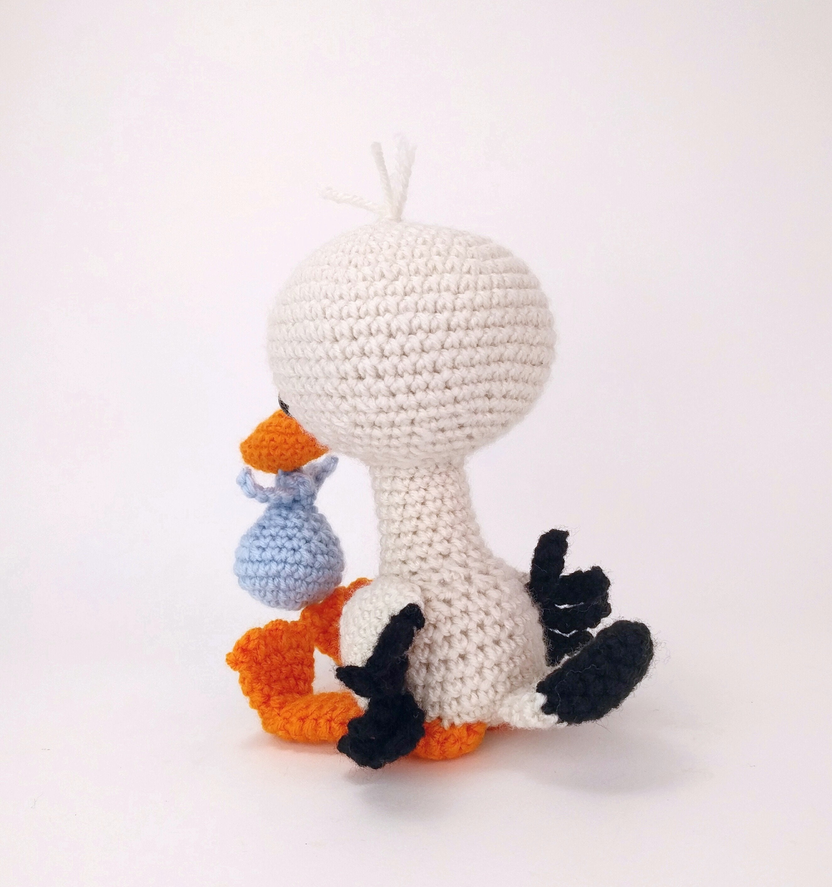 PATTERN: Solly the Stork Crochet Stork Pattern Amigurumi | Etsy