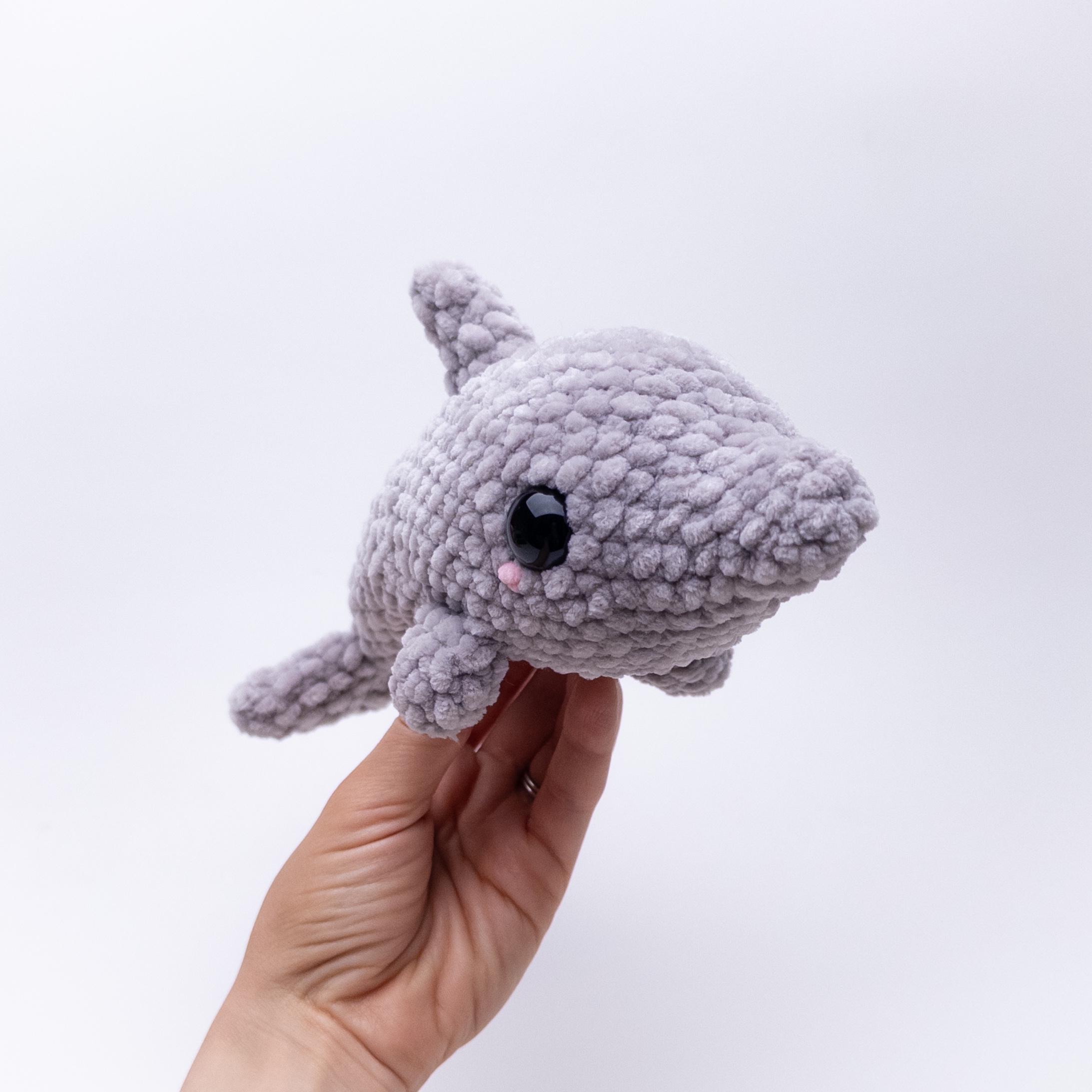 PATTERN: Dottie the Dolphin Pattern - Amigurumi Plush Dolphin Pattern ...