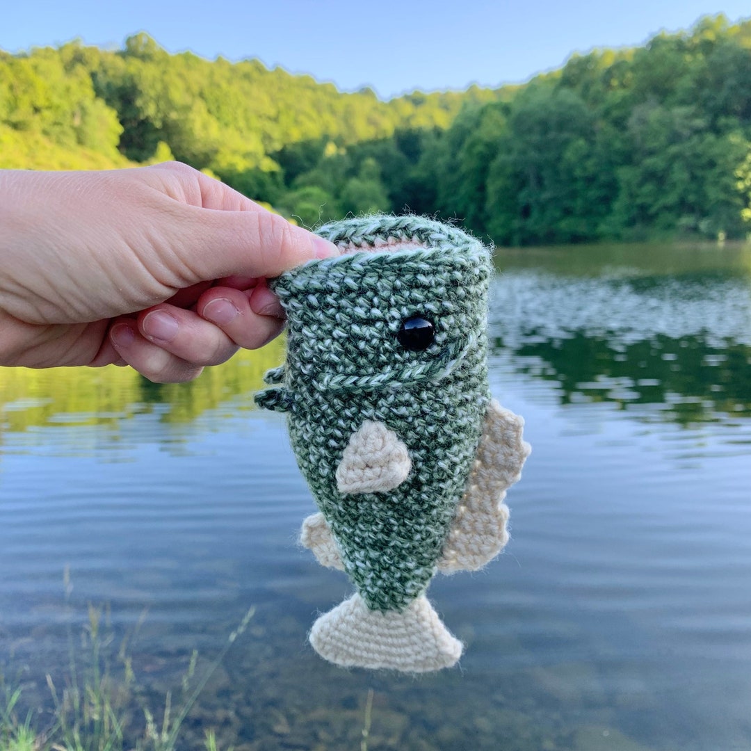 PATTERN: Bert the Bass Pattern - Amigurumi Largemouth Bass Pattern ...
