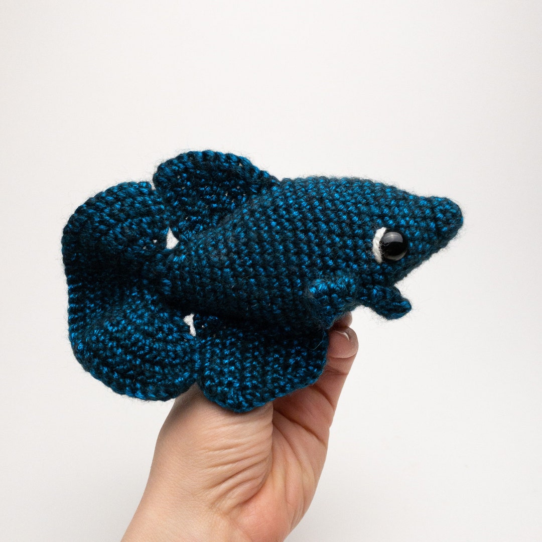 PATTERN: Betty the Betta Fish Pattern - Amigurumi Betta Fish Pattern ...