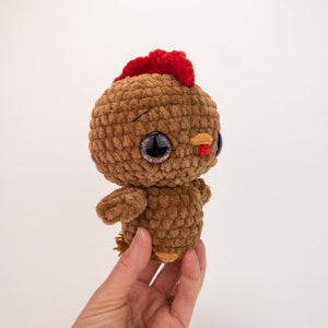 PATTERN: Plush Chickpea the Chicken Pattern - Amigurumi Chicken Pattern ...