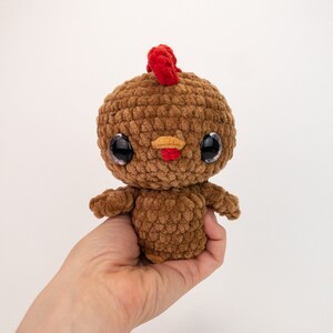 PATTERN: Plush Chickpea the Chicken Pattern - Amigurumi Chicken Pattern ...