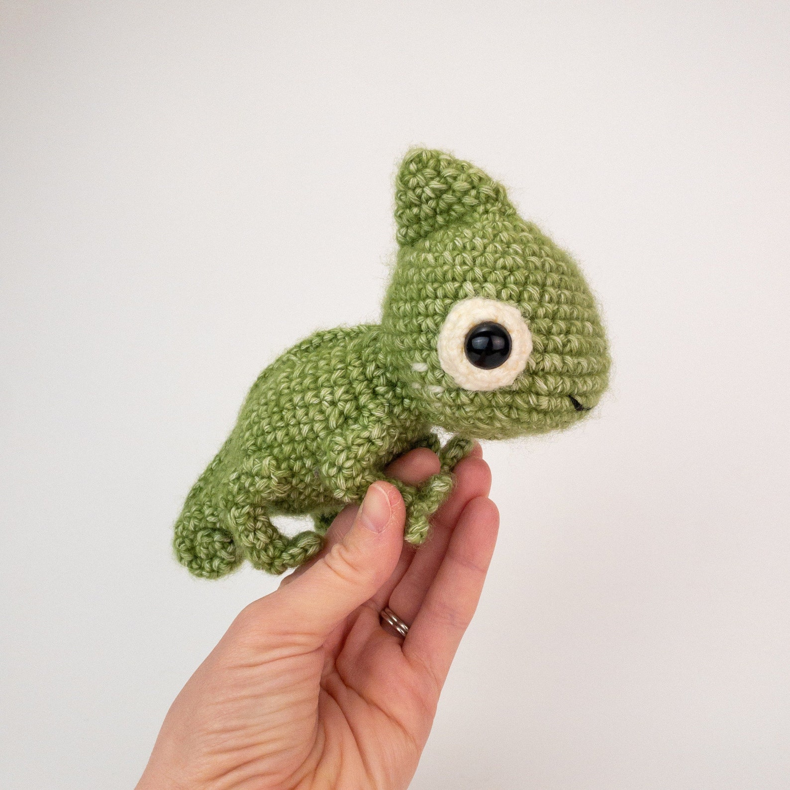 PATTERN: Clyde the Chameleon Crochet Chameleon Pattern Amigurumi ...