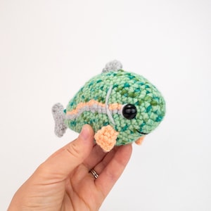 PATTERN: Ripple the Rainbow Trout Pattern - Amigurumi Rainbow Trout ...