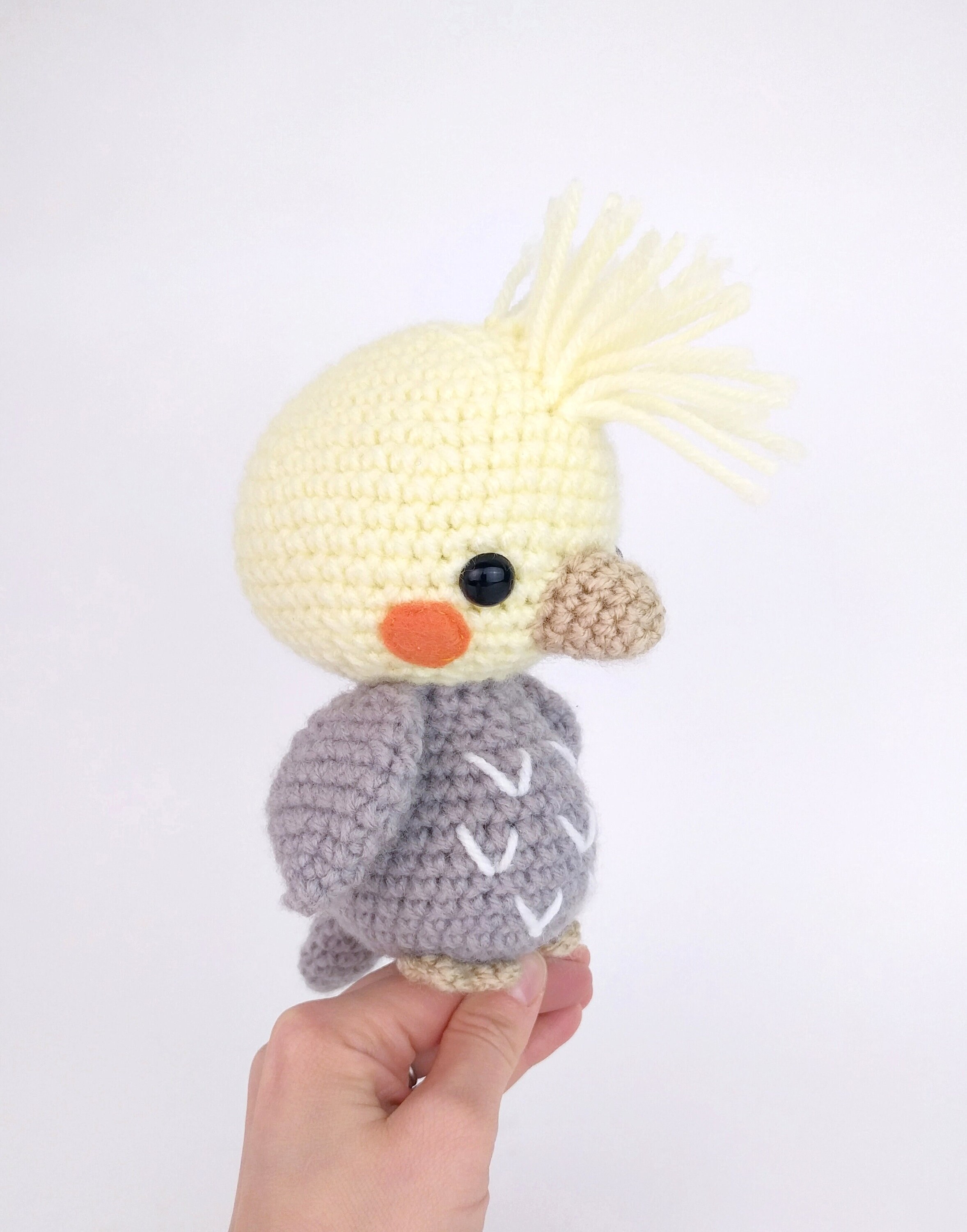 PATTERN: Cooper the Cockatiel - Crochet Cockatiel Pattern - Amigurumi ...