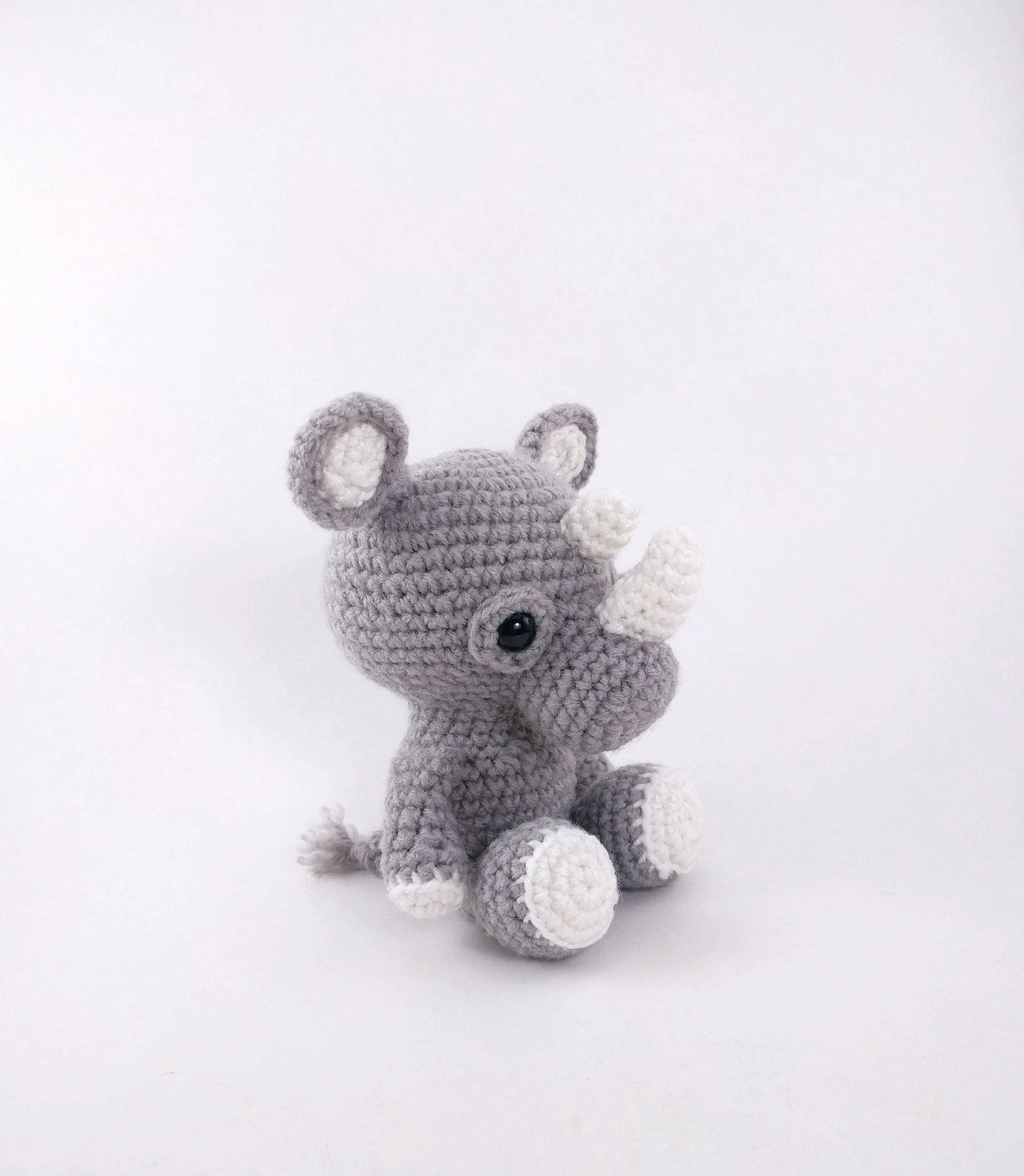PATTERN: Robbie the Rhino Crochet Rhino Pattern Amigurumi - Etsy UK