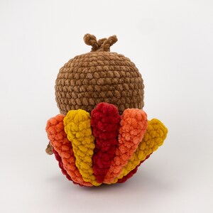 PATTERN: Plush Tucker the Turkey Pattern - Amigurumi Chunky Turkey ...