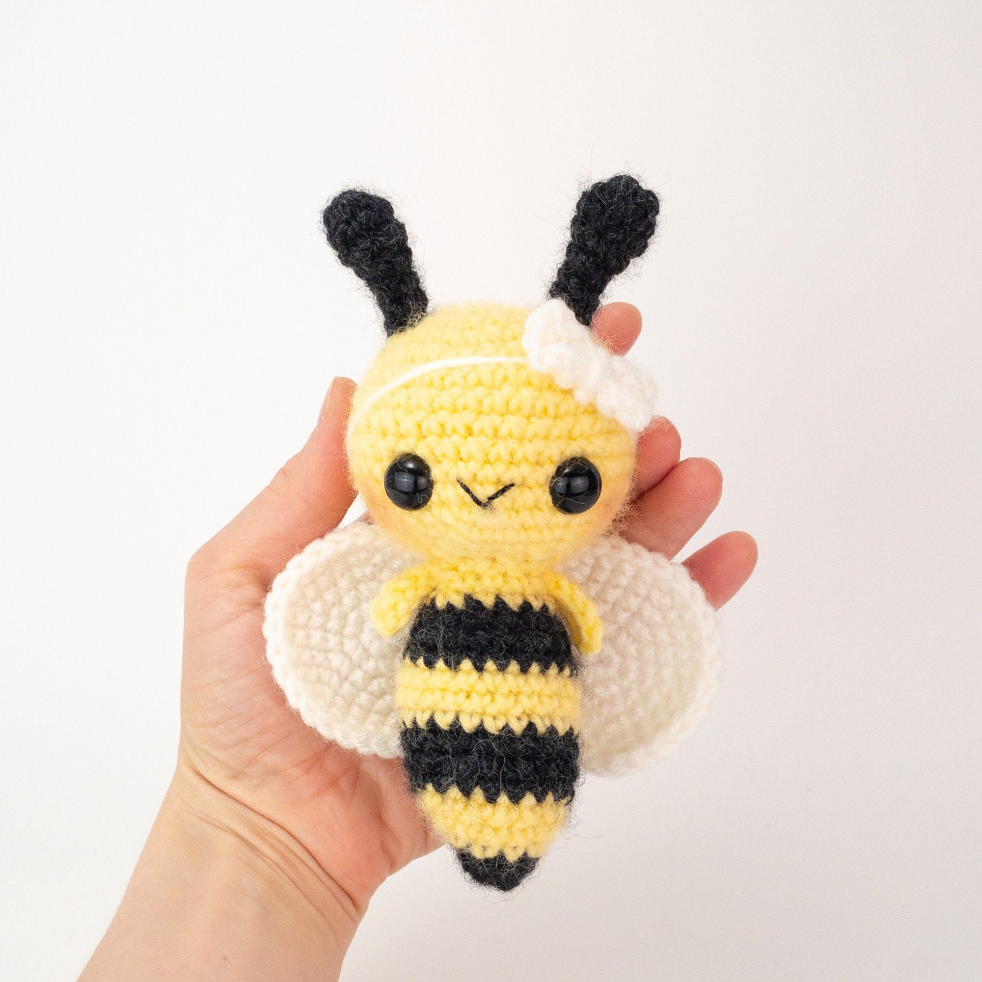 Fifi the Bumble Bee Handmade Amigurumi crochet bee Toys Stuffed Animals ...