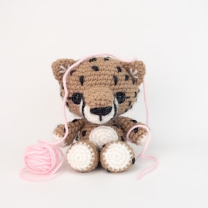 PATTERN: Chip the Cheetah - Crochet Cheetah Pattern - Amigurumi Cheetah ...