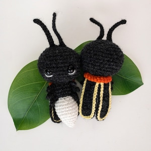 PATTERN: Flicker the Firefly - Crochet Firefly Pattern - Amigurumi ...
