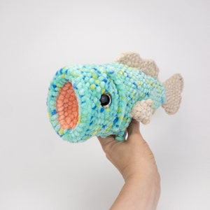 PATTERN: Plush Barry the Bass Pattern Amigurumi Largemouth Bass Pattern ...