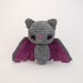 PATTERN: Plush Binx the Bat Pattern Amigurumi Chunky Bat Pattern Super ...