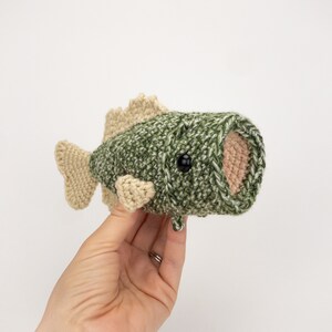 PATTERN: Bert the Bass Pattern - Amigurumi Largemouth Bass Pattern ...