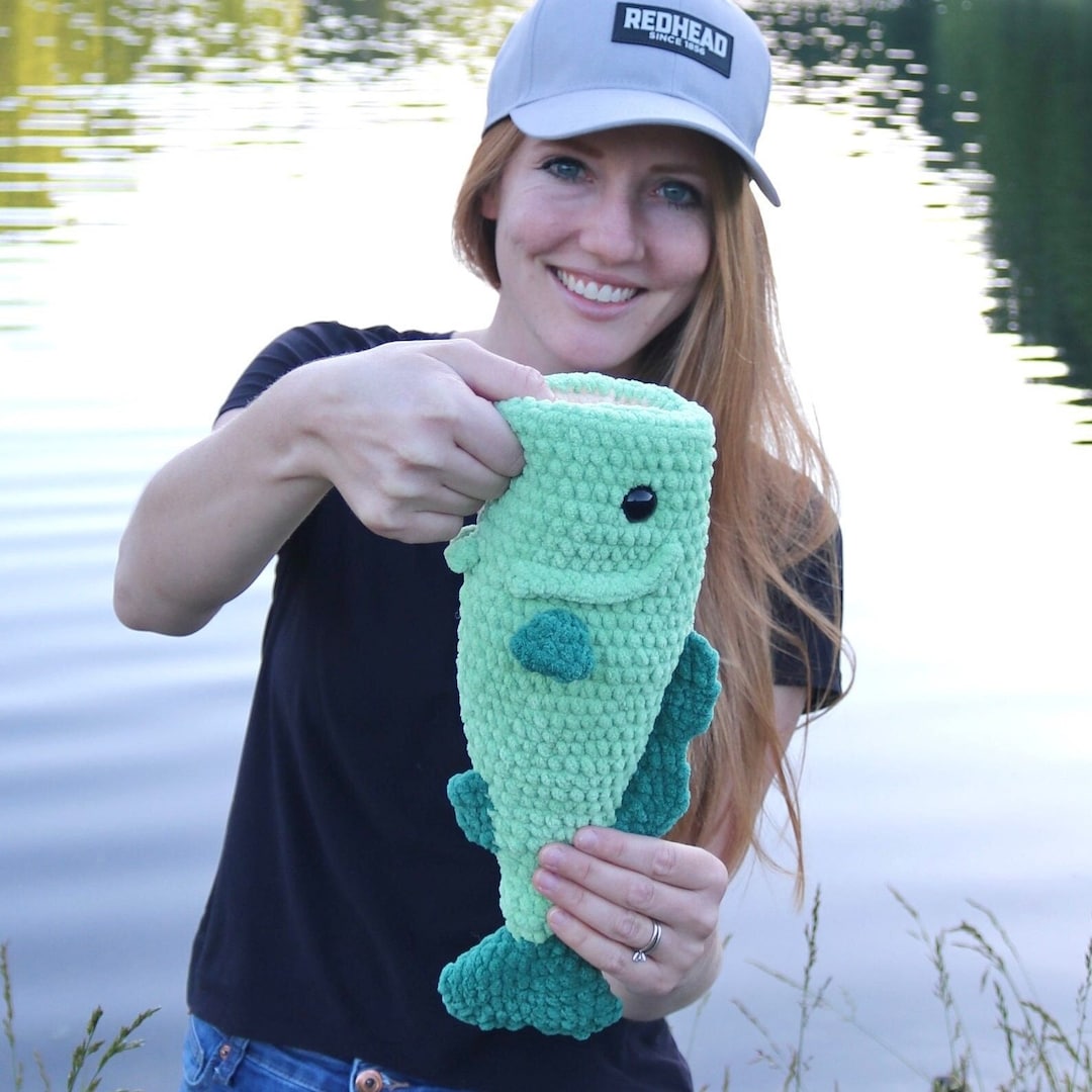 PATTERN: Plush Barry the Bass Pattern Amigurumi Largemouth Bass Pattern ...