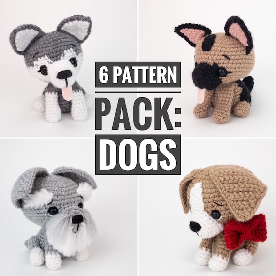 PATTERN PACK 6 Dog Patterns Includes Basset Hound Beagle - Etsy
