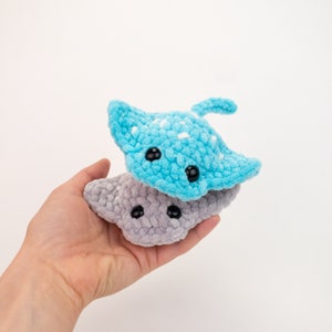 PATTERN: No Sew Plush Rory the Mini Ray Pattern - Amigurumi Chunky ...