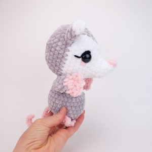 PATTERN: Plush Polly the Possum Pattern - Amigurumi Chunky Possum ...