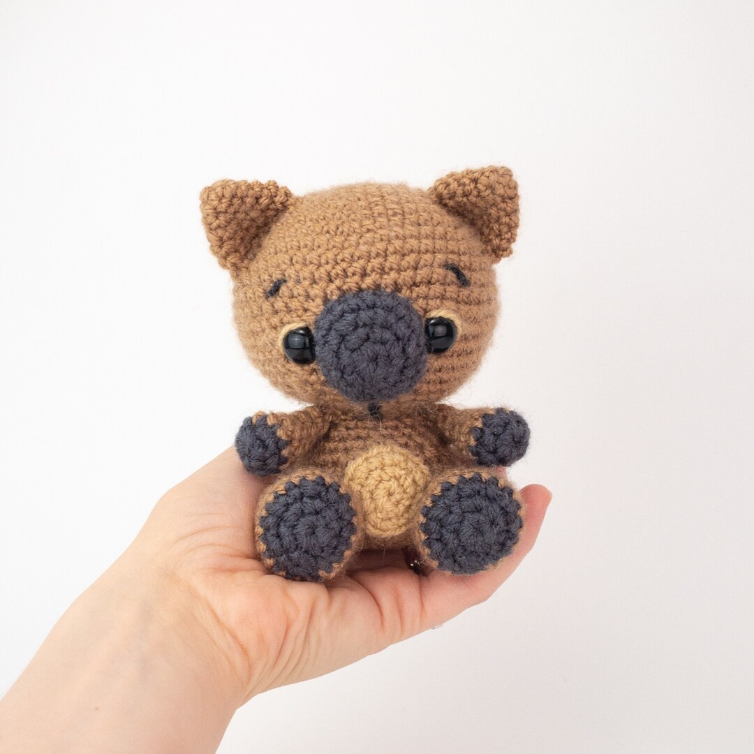 PATTERN: Watson the Wombat Crochet Pattern - Amigurumi Wombat Pattern ...