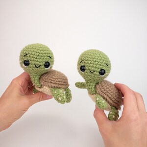 PATTERN: Shell the Baby Sea Turtle - Amigurumi Sea Turtle Pattern ...